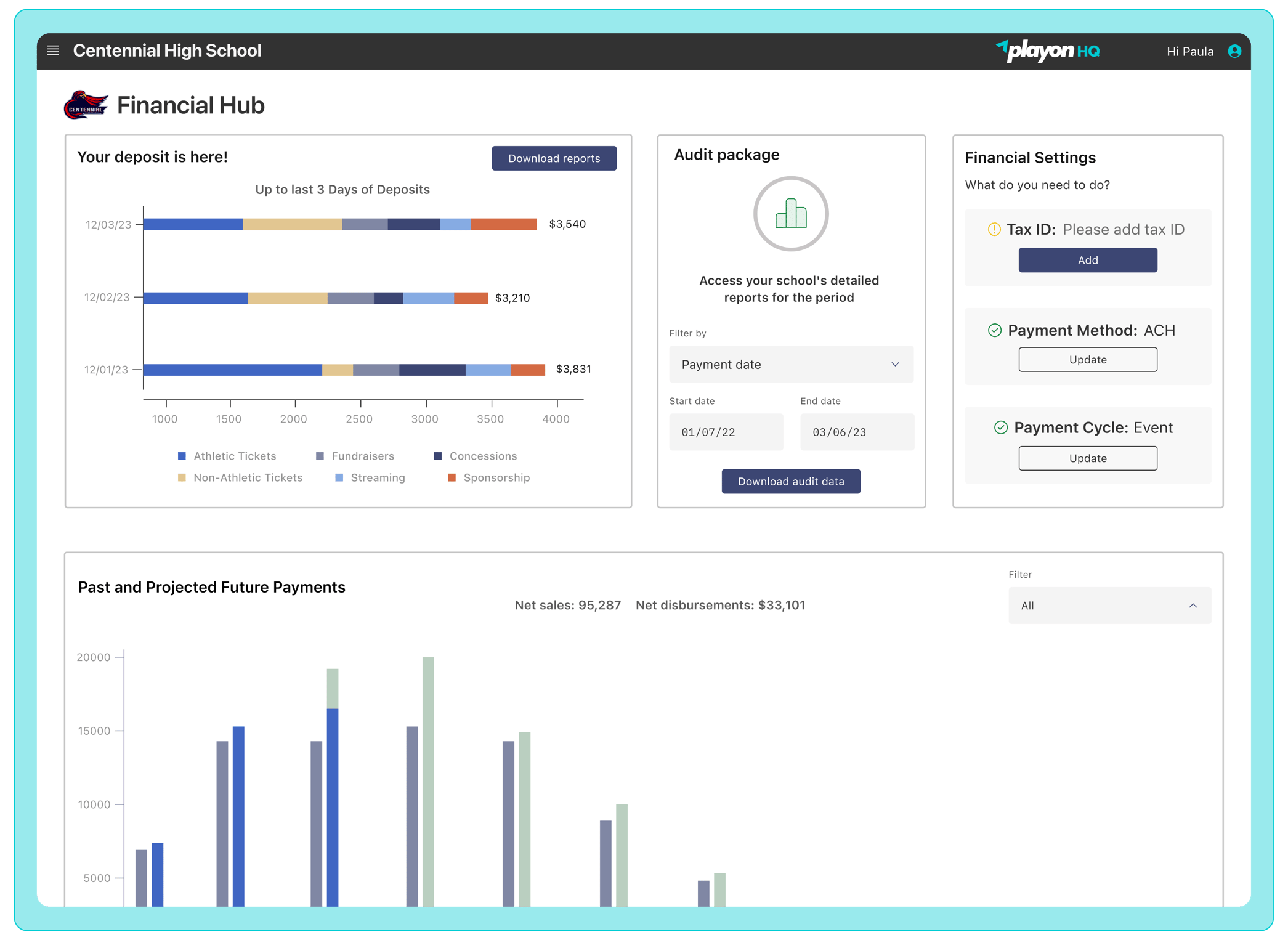 Financial Hub: Easy Post-Event Management